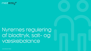10. Nyrernes regulering af blodtryk, salt- og væskebalance - Anatomi og ...