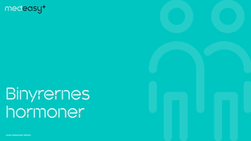 8. Binyrernes hormoner - Anatomi og fysiologi - MedEasy